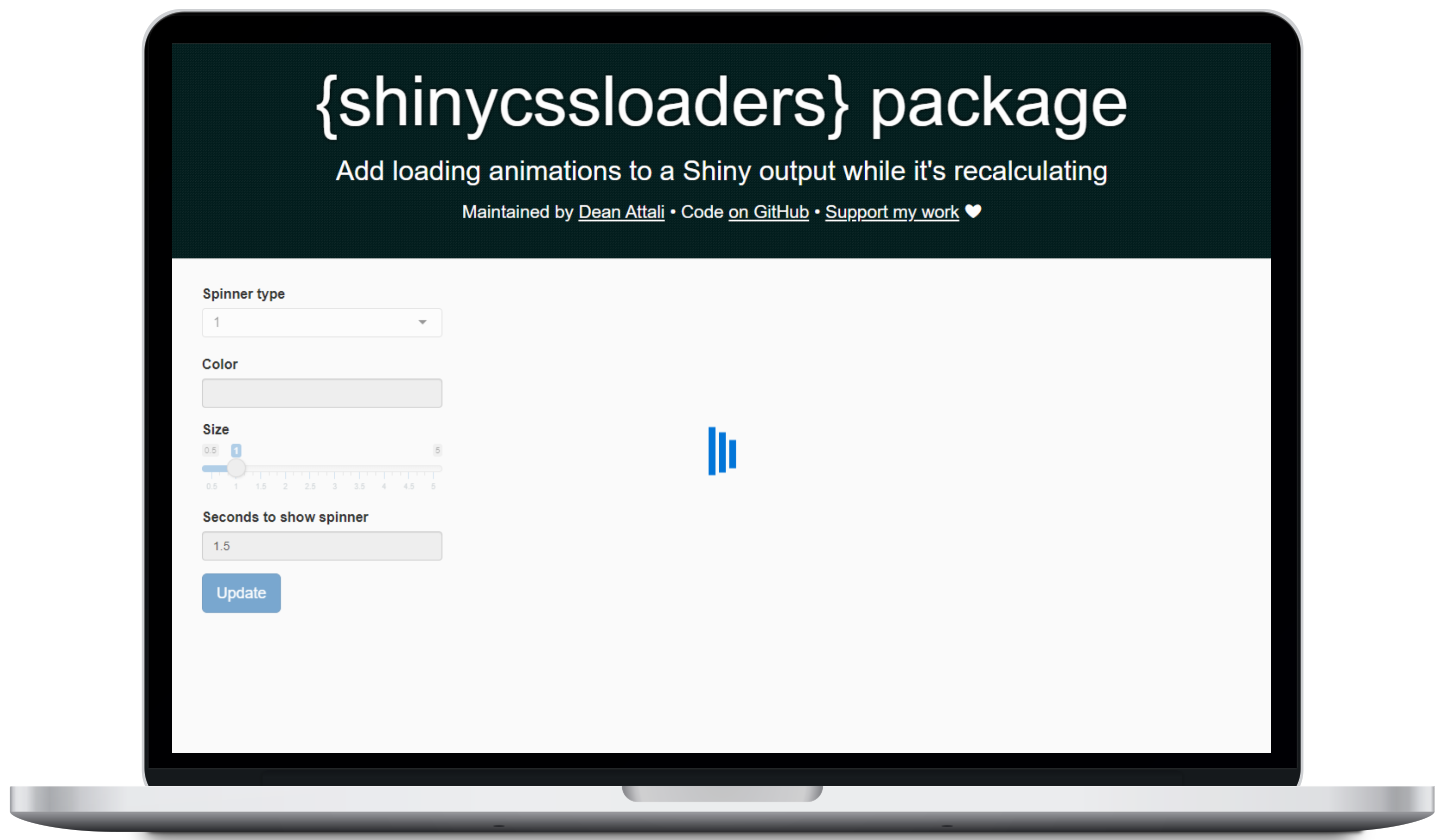 {shinycssloaders} v1.0: You can now use your own image, plus 3 years' worth of new features!